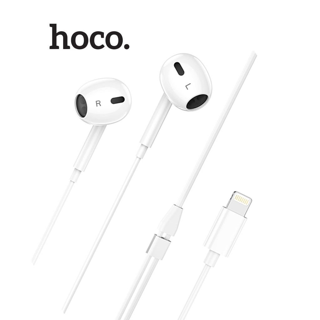 Tai nghe nhét tai Hoco M1 Max Bluetooth V5.0 chân Lightning dây TPE ...
