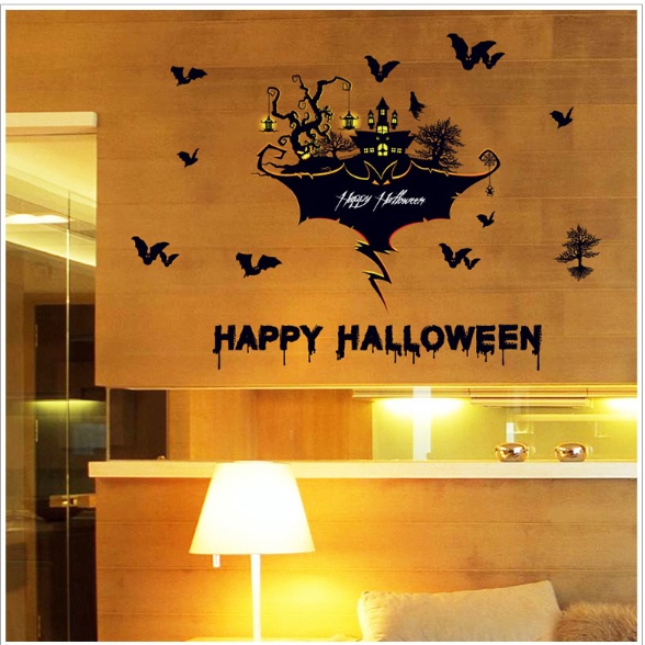 Decal HALLOWEEN- Thuyền ma giông bão | Shopee Việt Nam