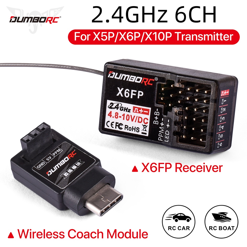 Mô Đun Nhận Tín Hiệu Không Dây DUMBORC X6FP RC Cho Tàu Thuyền Điều ...