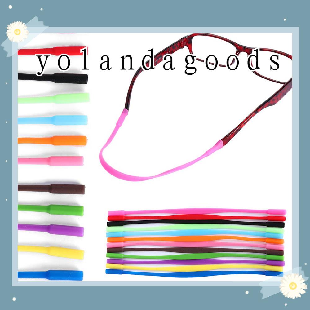 ☆YOLA☆ 2 Pcs Adjustable Silicone Eyeglasses Straps Holder Band Glasses ...