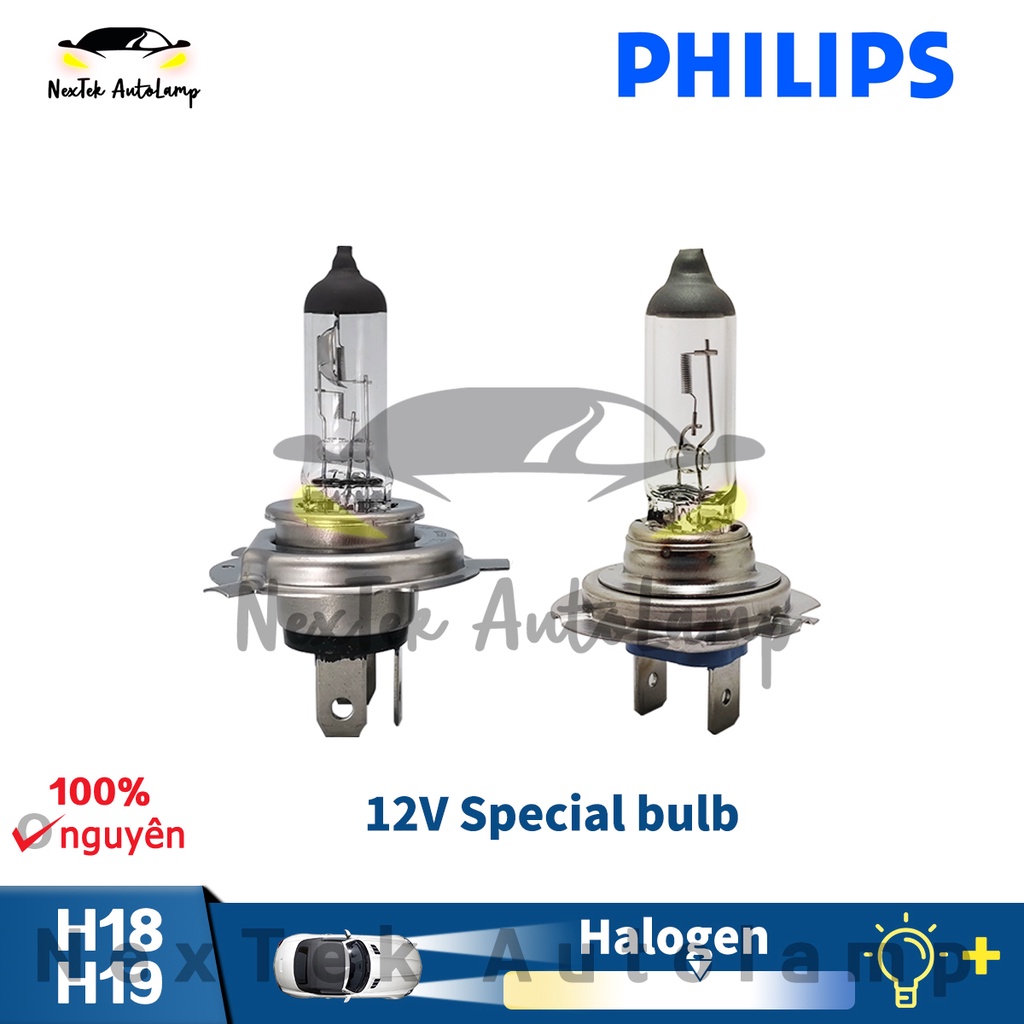 Philips H18 12643LL H19 12644LL 12V Đèn halogen chính hãng tiêu chuẩn ...