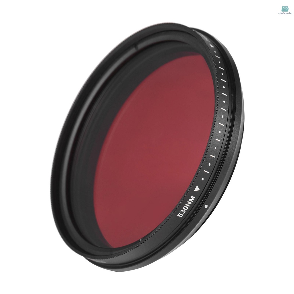 FOTGA 72mm Adjustable Infrared Filter IR Pass X-Ray Lens Filter ...