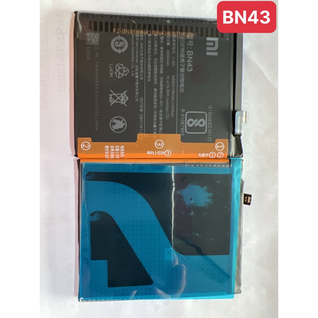 Pin Xiaomi Chính Hãng BN43 Dùng Cho Xiaomi Redmi Note 4X, Dung Lượng 4100 mAh | Shopee Việt Nam