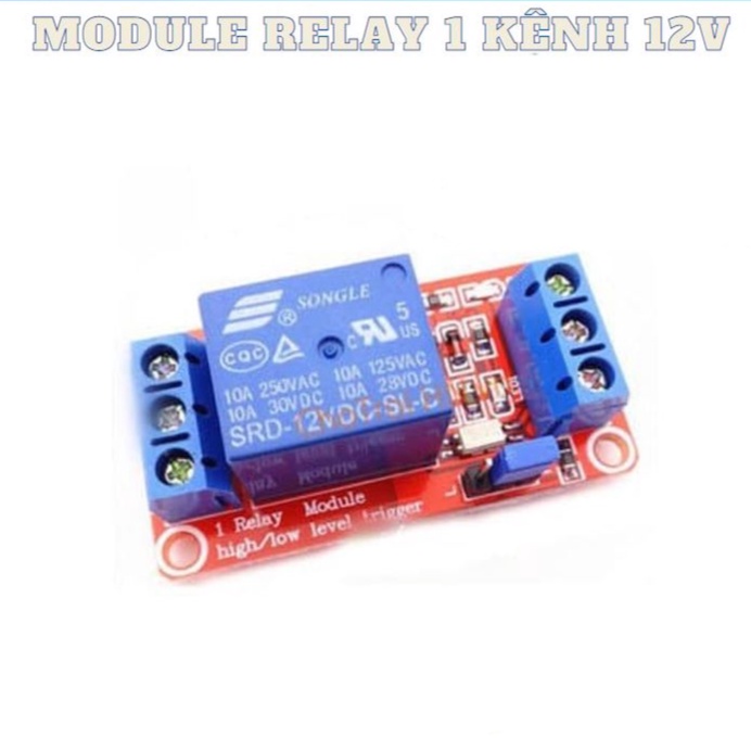 module relay 1 kênh 5v-12v-24v rơ le 5V có terminal vặn ốc | Shopee ...
