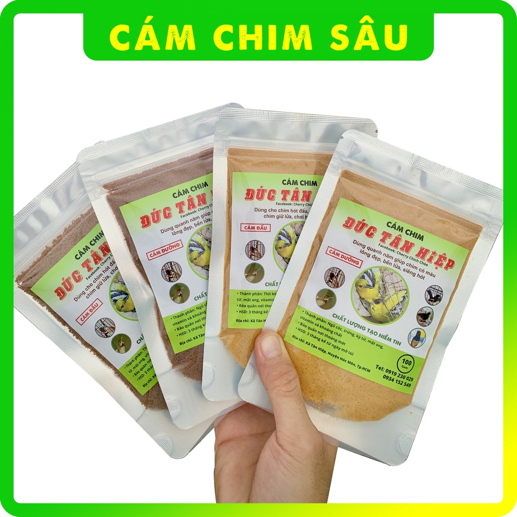 Cám Chim Đức Tân Hiệp - Chim Sâu, Huýt Cô (Dạng Hạt và Bột) | Shopee ...