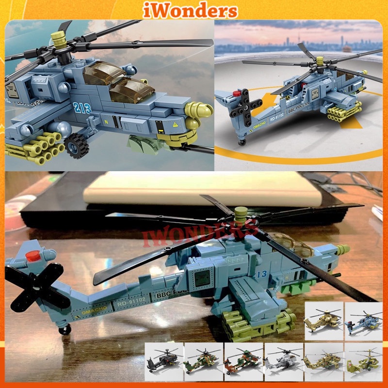 Máy Bay Trực Thăng Đồ Chơi A-129 MI-28 MI-14 CSH-2 AH-2A 84135-41 ...