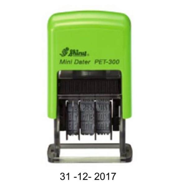 Con dấu ngày tháng năm có sẵn mực thường S300 Shiny - Hàng nhập khẩu ...
