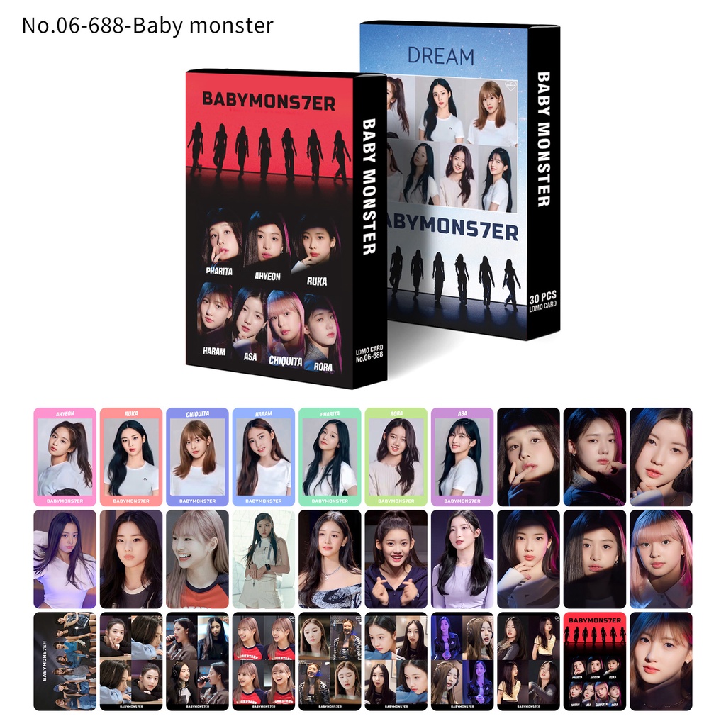 Baby Monster Album Dream Photocard Lomo Card | Shopee Việt Nam