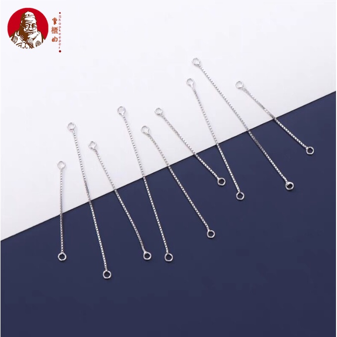 Phụ Kiện Dây Xích Nối Dài Khuyên Tai Bằng Bạc Sterling S925 DIY | Shopee Việt Nam