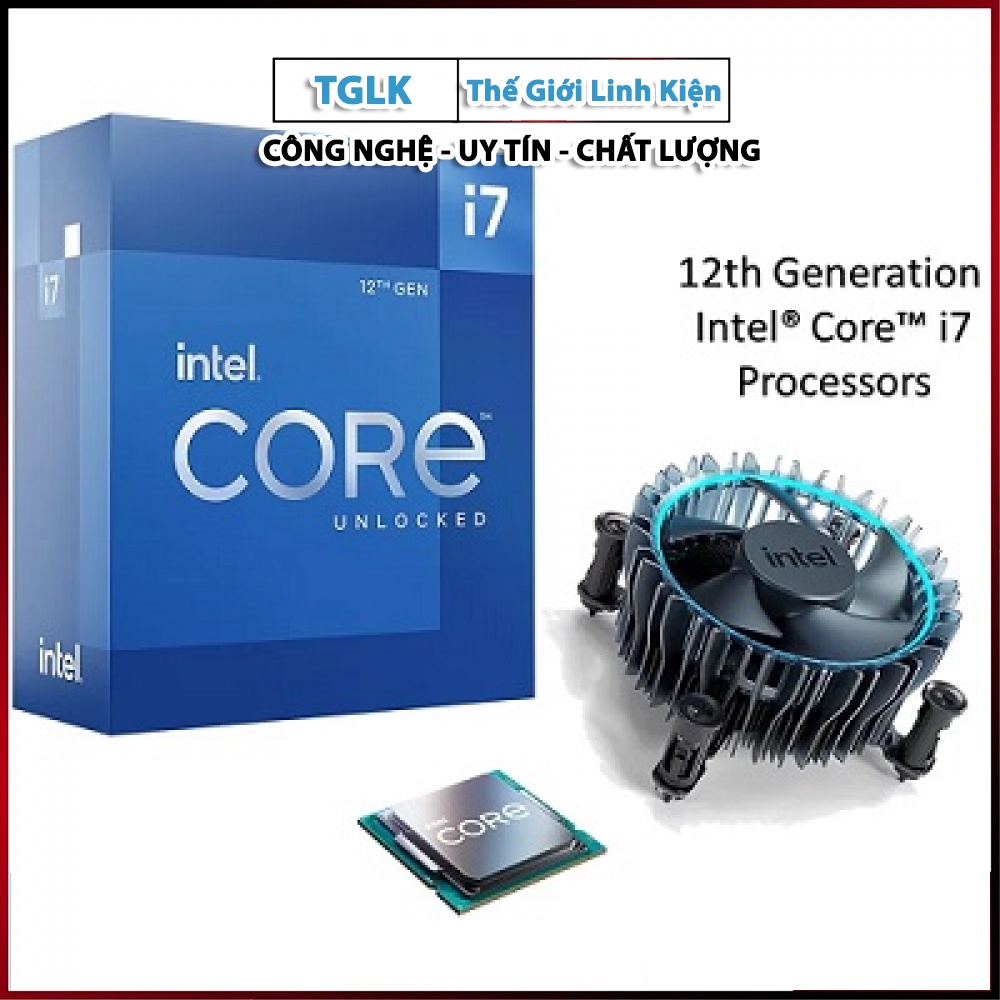 Vi Xử Lý CPU Intel Core i7-12700F – Socket Intel LGA 1700 Hàng Mới ...