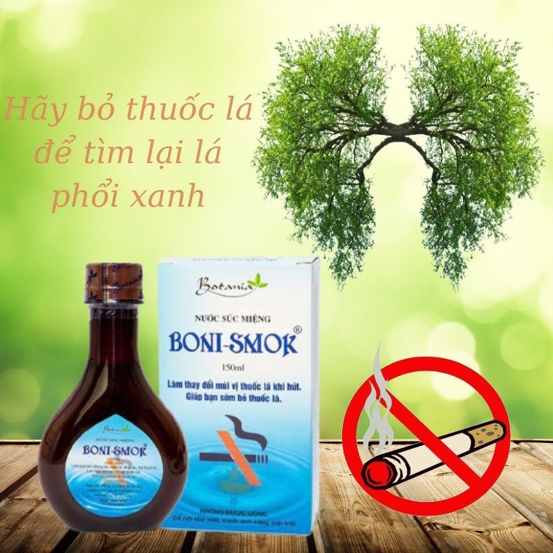 Nước xúc miệng BONI SMOK | Shopee Việt Nam