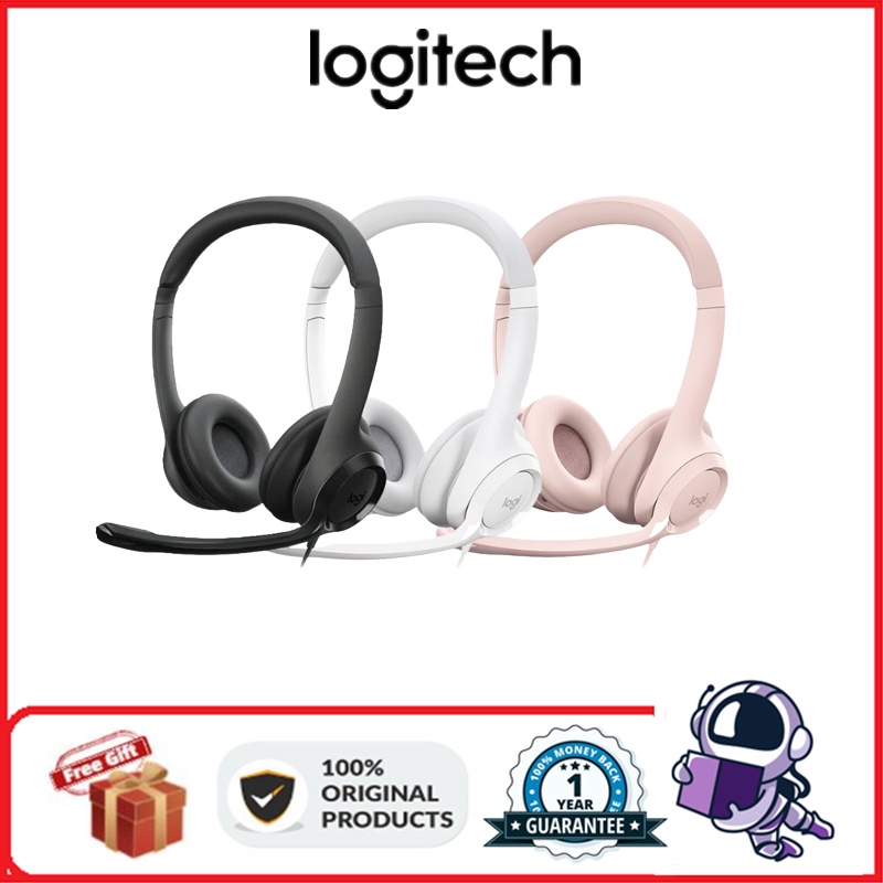 Logitech H390 Wired Headphones USB Noise Cancelling Headphones Wire ...