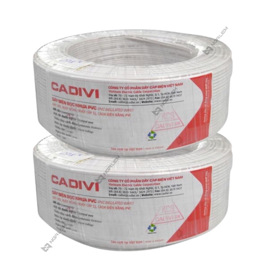 Dây Điện Đôi VCMD (2x0.5 - 2x0.75 - 2x1.0 - 2x1.5 - 2x2.5 mm) CADIVI ...