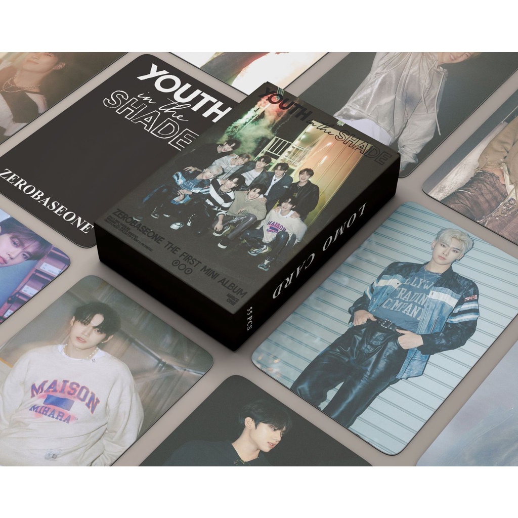 ZB1 Album ZEROBASEONE Youth In The Shade Photocard Lomo Card Postcard | Shopee Việt Nam