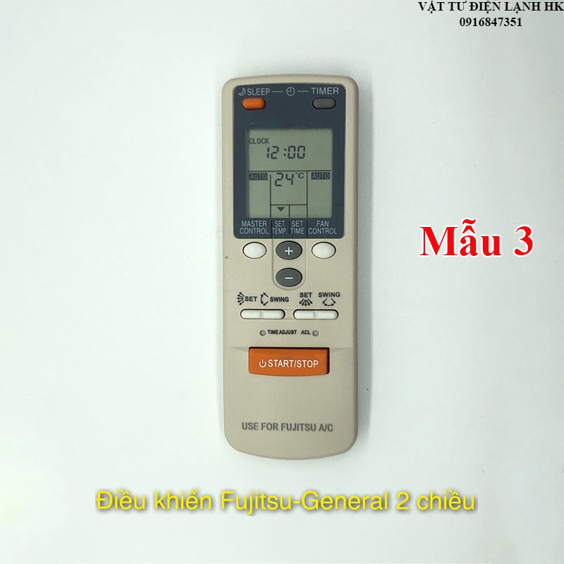 Remote máy lạnh FUJITSU GENERAL , điều khiển điều hòa fujisu gểnal Mẫu ...