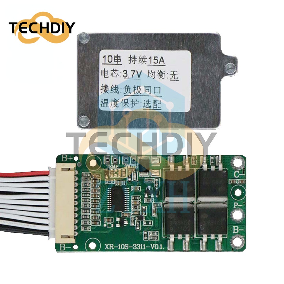 Bảng Mạch Sạc Pin Lipolymer 18650 BMS 10S 36V 15A Li-ion 18650 Chuyên ...