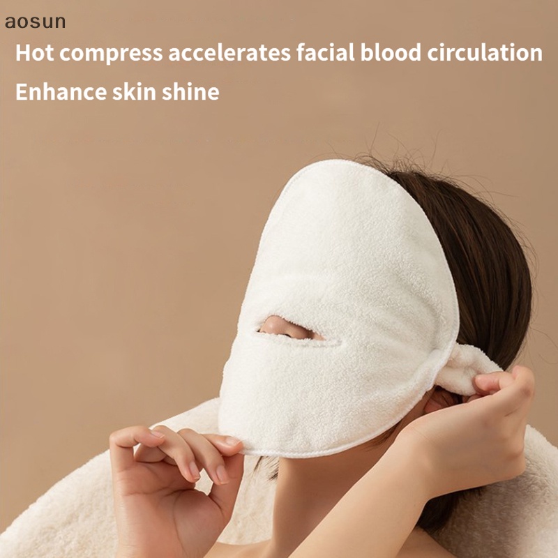 Aosun Khăn Mặt Nạ Dưỡng Da Nóng Lạnh Có Thể Tái Sử Dụng | Shopee Việt Nam