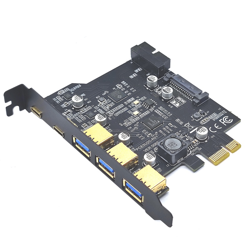 Loại c usb 3.2 gen2 pcie card hub usb 3.0 pci express board pci-e pci e ...