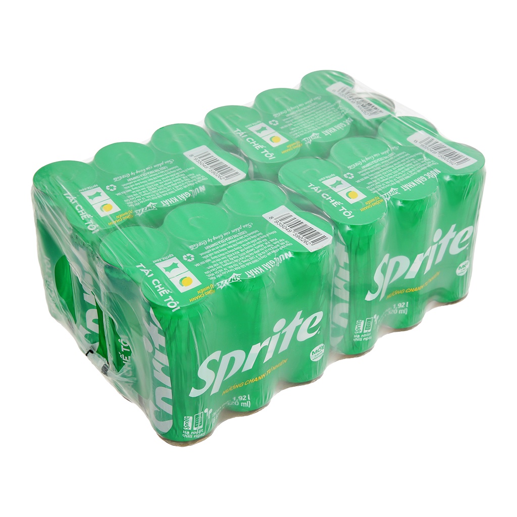 Sprite 24 lon Thùng 24 lon nước ngọt Sprite hương chanh 320ml | Shopee ...
