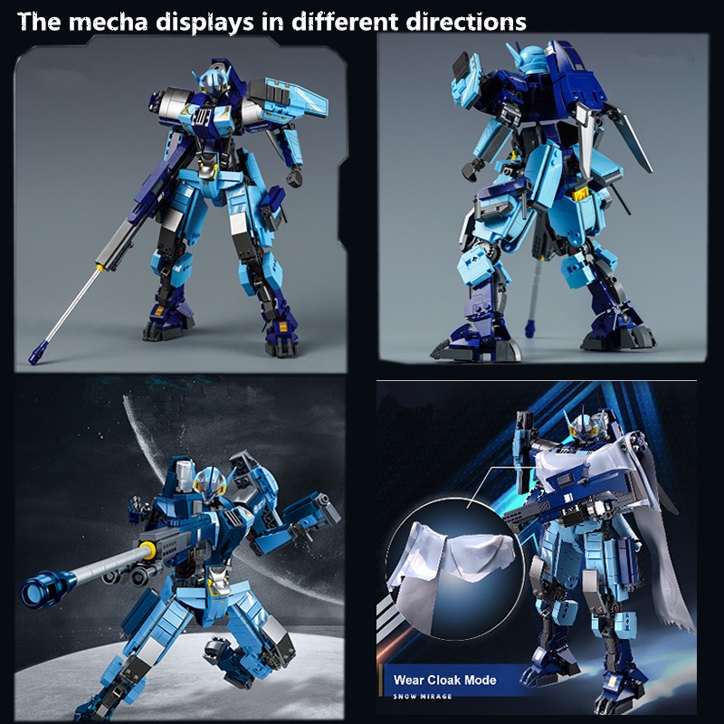 Đồ chơi Lắp ráp Mô hình Sluban B1185 Snow Phantom Mechanical Armor ...