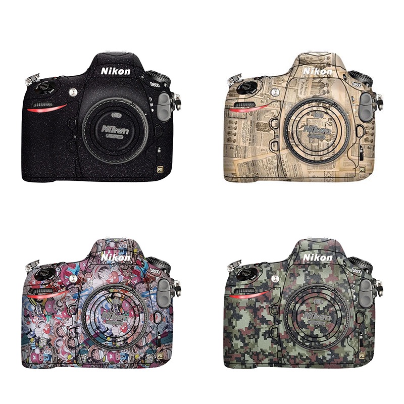 Diy stickers for nikon slr camera stickers d800 d800e body skin decals ...