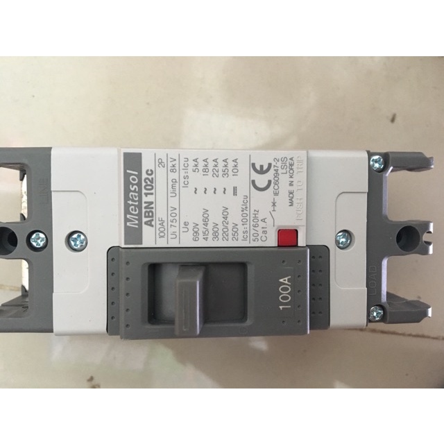 Cầu dao tự động CB 2P 100A LS [Ảnh thật] [Có sẵn] | Shopee Việt Nam