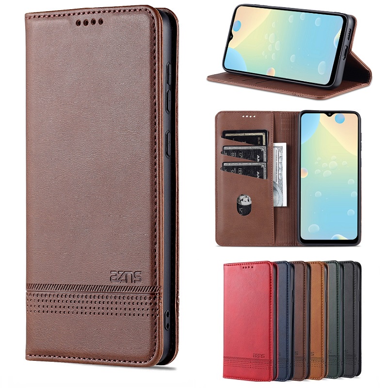 Bao Da Samsung A12 A22 A32 A52 A72 A21s Điện Thoại Dạng Ví Nắp Lật Nam Châm Có Ngăn Đựng Thẻ Cho ...