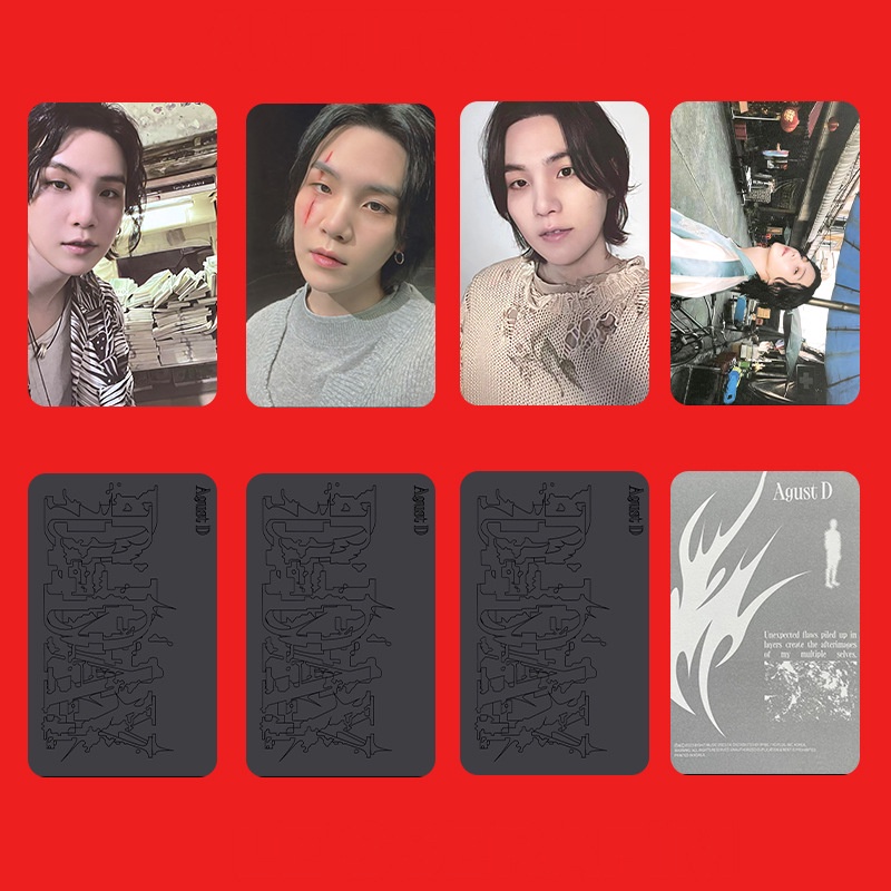 Set 4 Tấm Ảnh Lomo Card Nhóm Nhạc Kpop SUGA Road To D-Day | Shopee Việt Nam