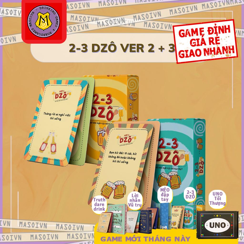 Bộ bài Party Game 2-3 Dzô 35 lá – Trò party nhậu độc đáo, vui hết mình ...
