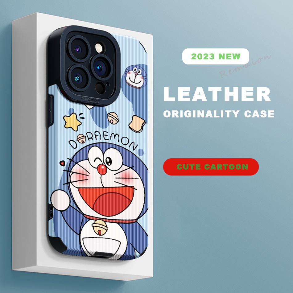 Ốp Điện Thoại Da Silicon Mềm Hình Doraemon NASA Cho iPhone 11 12 13 14 ...