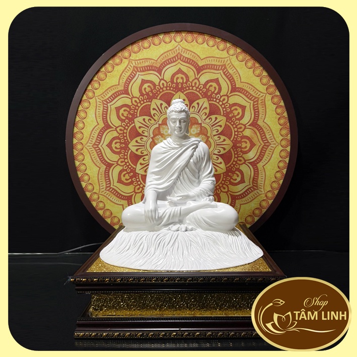 Tôn Tượng Bổn Sư cao 30 cm - phong thủy, trang trí nhà cửa, bàn trà, hồ ...