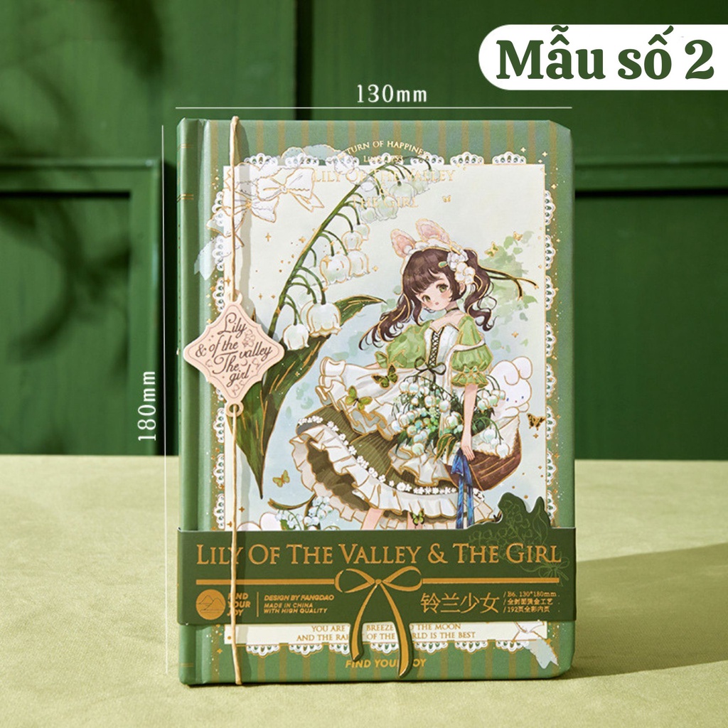 Sổ tay bìa cứng - nhật kí ghi chép a5 phong cách cổ điển chủ đề tiểu ...
