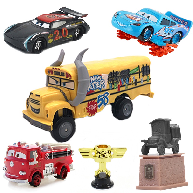 Disney pixar cars 2 3 miss fritter lightning mcqueen xe hơi đồ chơi món ...