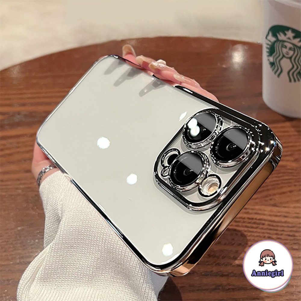 Ốp Điện Thoại TPU Mềm Mạ Bạc Siêu Mỏng Cho IPhone 11 IPhone 14 Pro Max ...