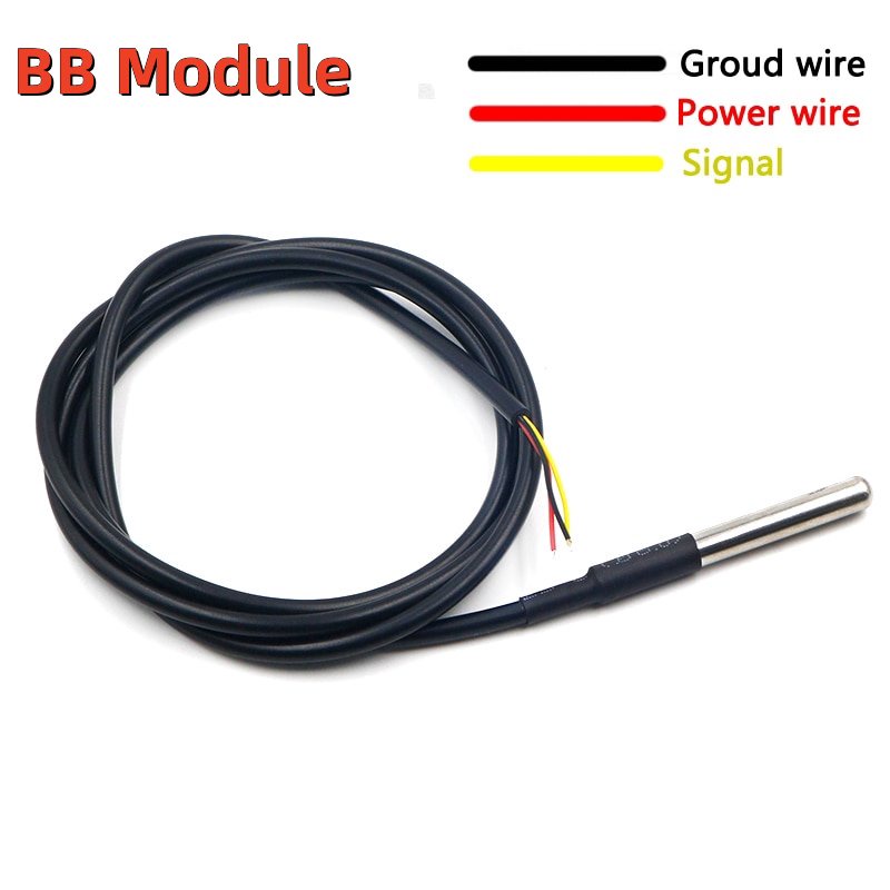 Cảm Biến Nhiệt Độ Chống Thấm Nước ds18b20 ds1820 Bằng Thép Không Gỉ ...