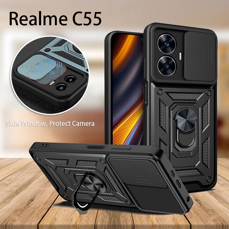 Vỏ Cho Realme C55 note60 real me note 60 RealmeC55 4G 2024 2023 Armor ...