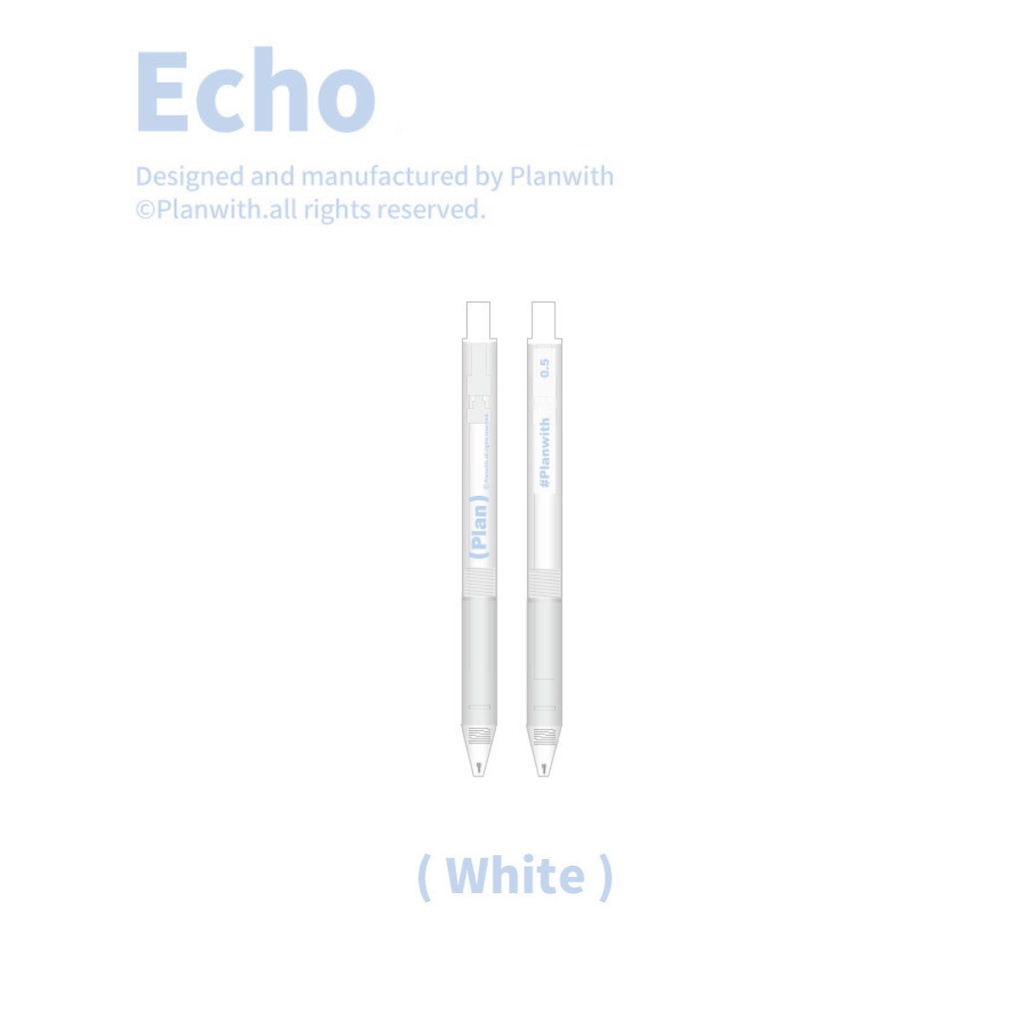 Bút Gel Mực Đen Planwith ECHO Smooth Ngòi 0.5mm Có Ruột Thay Thế | Shopee Việt Nam