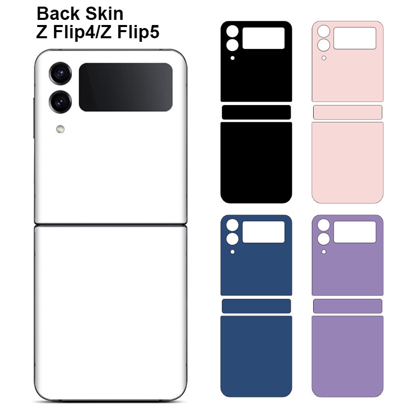 Màu trơn samsung galaxy z flip 5 4 decal skin back screen protector ...