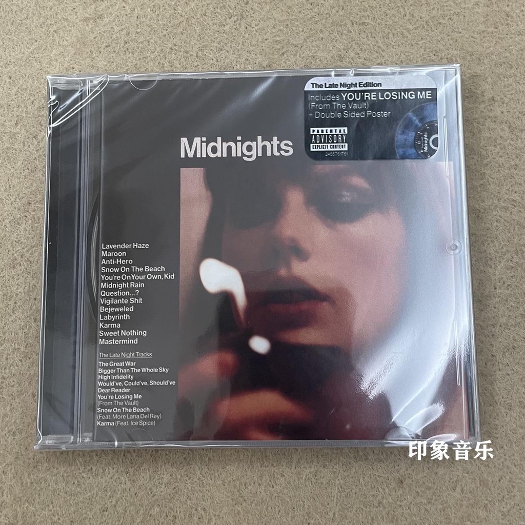 Thương hiệu mới Taylor Swift Midnights The Late Night Edition CD album ...