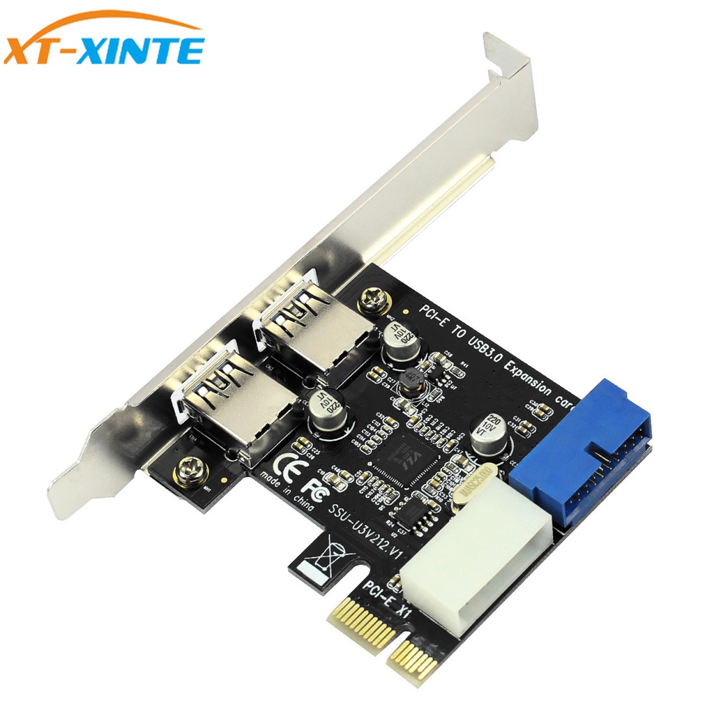 Bộ Chuyển Đổi pcie usb3 pci express e Sang usb 3.0 20pin x1 usb 3 0 2 Cổng usb3.0 pcie Thẻ ...