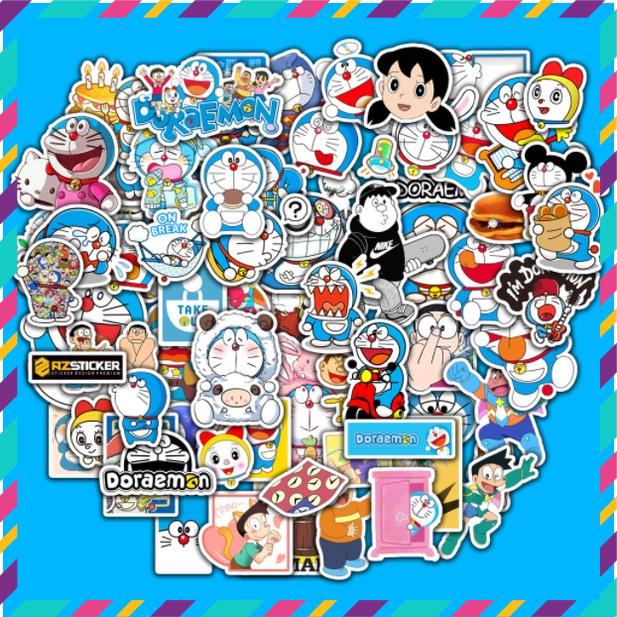 [Rẻ vô địch] Sticker Doraemon, Dán Nón Bảo Hiêm, Điện Thoại, Laptop ...
