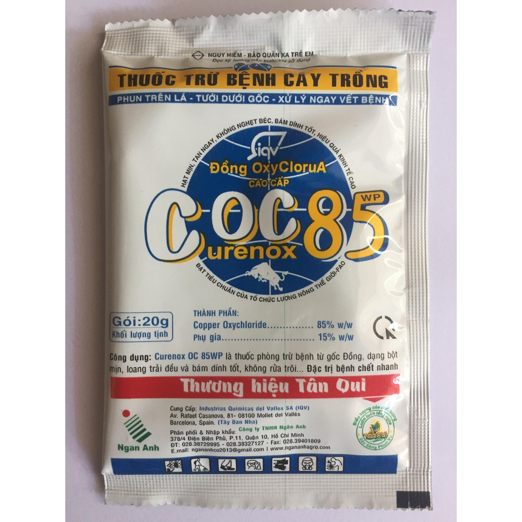 THUỐC TRỪ BỆNH CÂY TRỒNG COC85 (GÓI 20GRAM) (vườn ươm eakamart ...