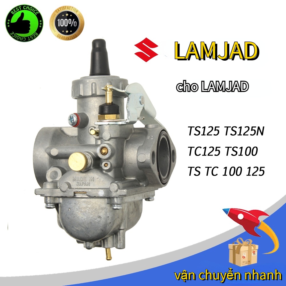 Bộ Chế Hòa Khí Xe Máy 100cc Bộ Chế Hòa Khí Tăng Áp Hoàn Chỉnh- LAMJAD ...