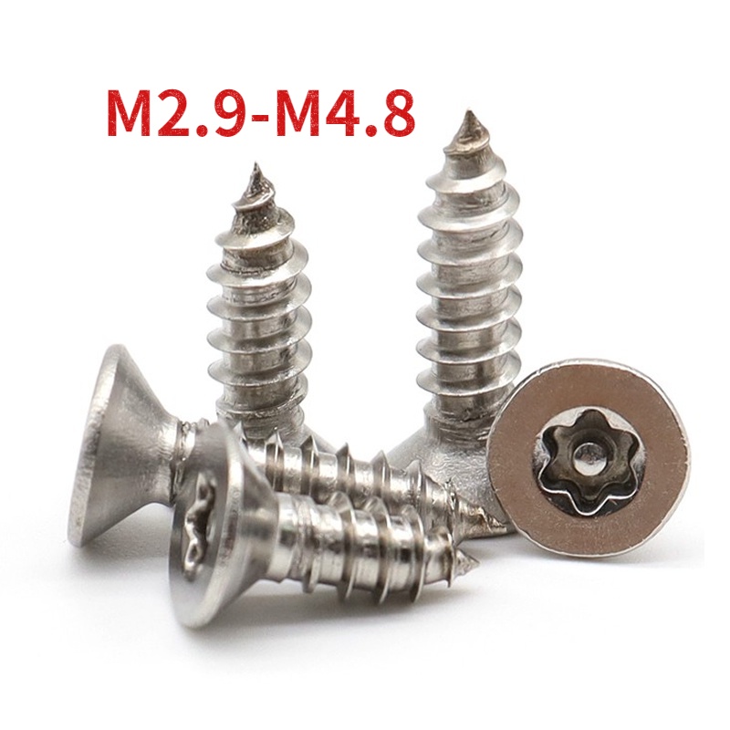 Vít Đầu Dẹt Bằng Thép Không Gỉ 304 m2.9 m Chống Trộm Tiện Dụng | Shopee Việt Nam