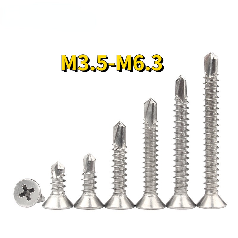 Vít Đầu Dẹt 410 m3.5 m3.9 m4.2 m4.8 m5.5 m Chuyên Dụng Chất Lượng Cao | Shopee Việt Nam