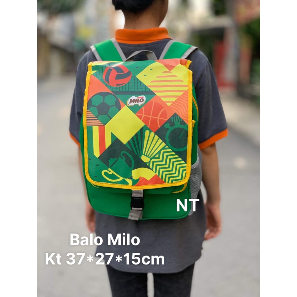 balo chống gù cho bé đi học quà tặng từ sữa milo | Shopee Việt Nam