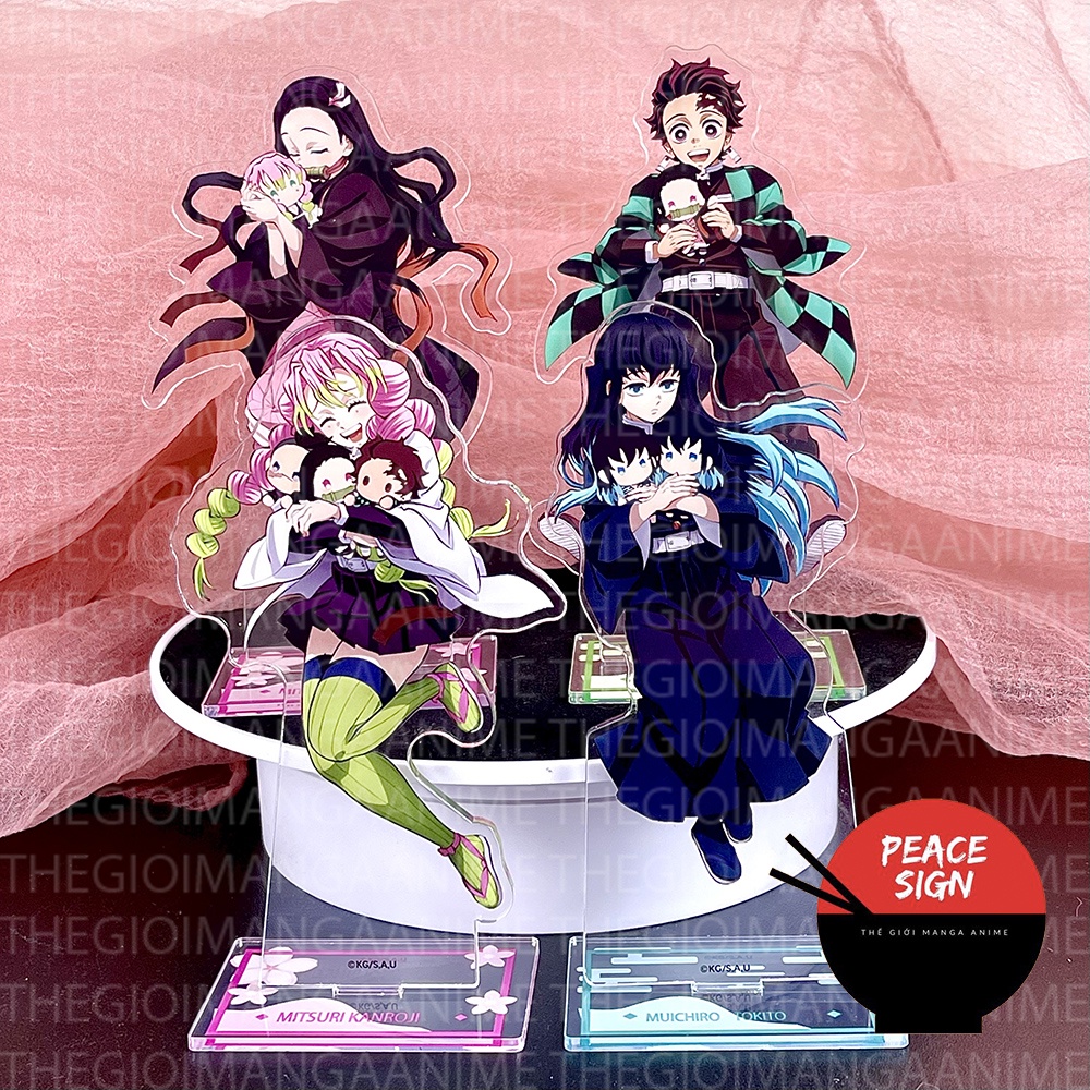 ( ÔM BÚP BÊ ) Standee KIMETSU NO YAIBA Thanh Gươm Diệt Quỷ tượng ...