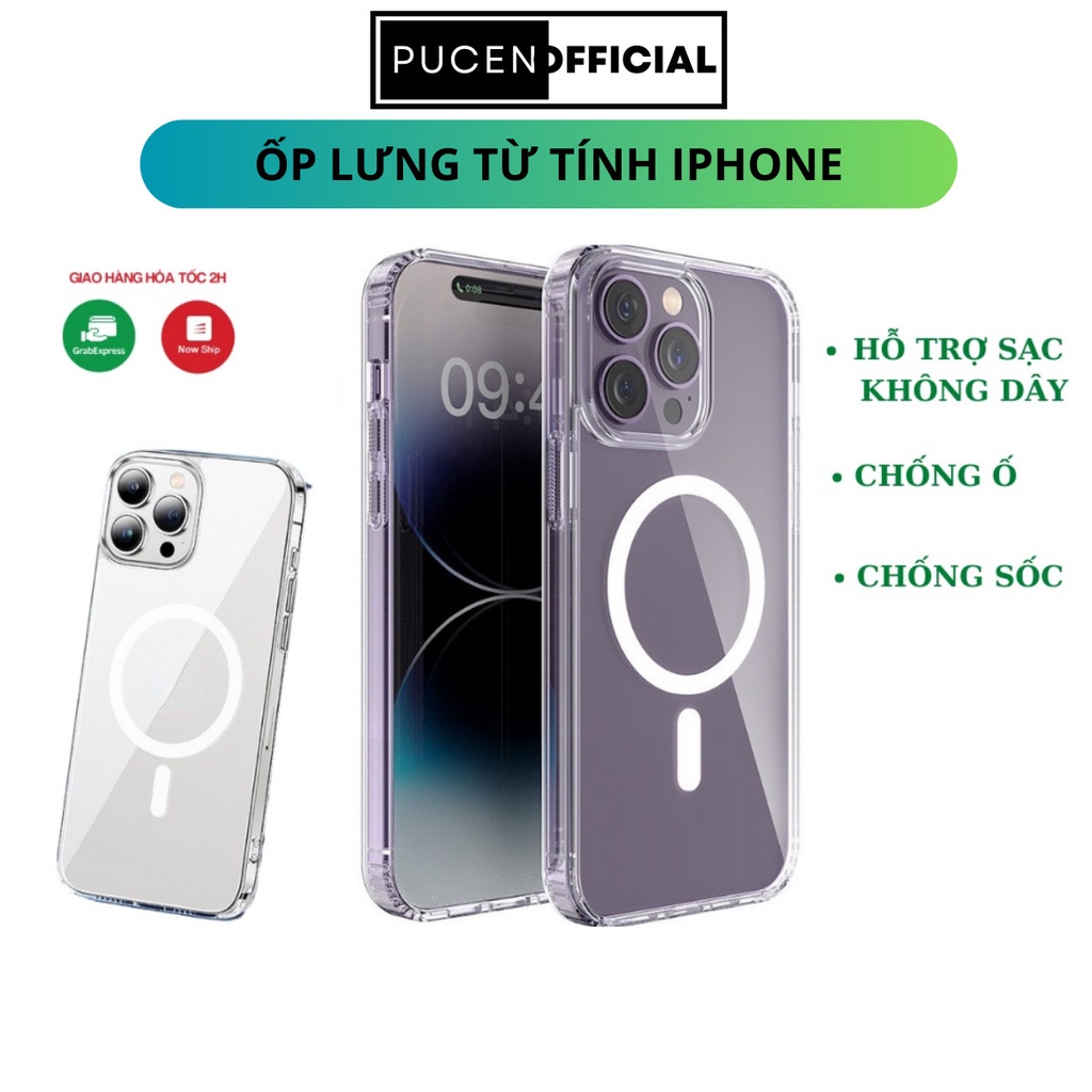 Ốp lưng iPhone Từ Tính cao cấp ốp IP hít nam châm siêu sang, viền chống ...