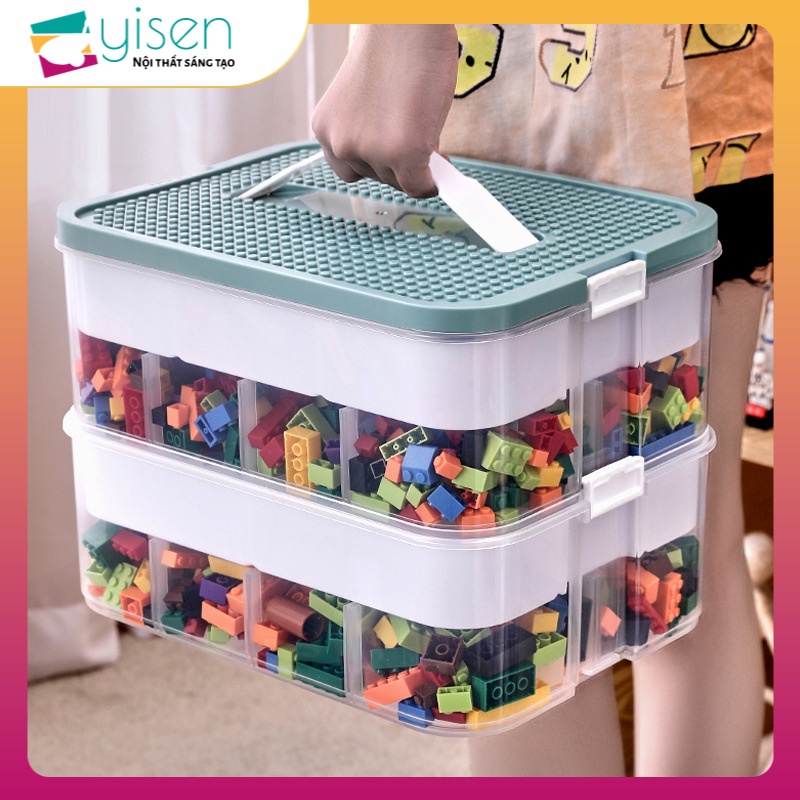 Hộp Đựng Đồ Chơi lego Chia Ngăn Cho Bé | Shopee Việt Nam