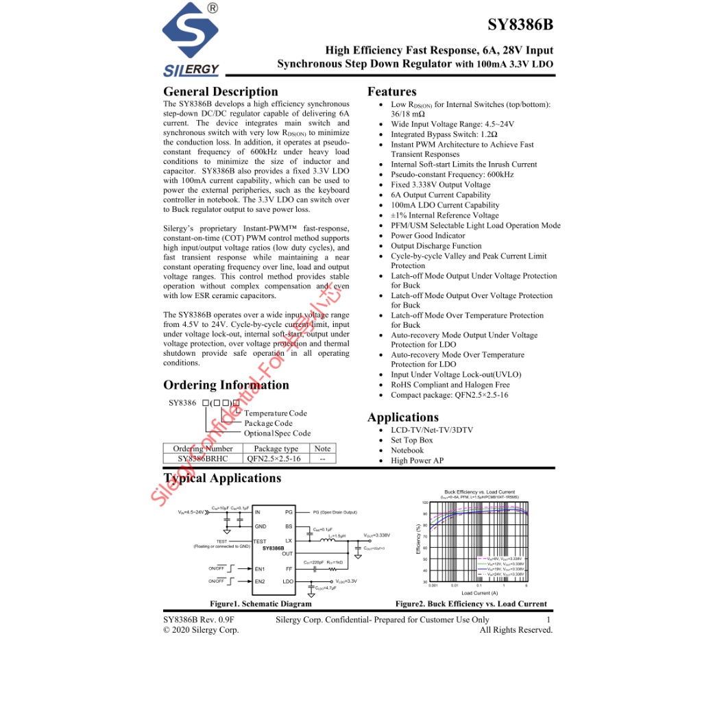 Datasheet IC SY8386BRHC SY8386B 8386 QQ QQB Q9 QQA Qq*** | Shopee Việt Nam